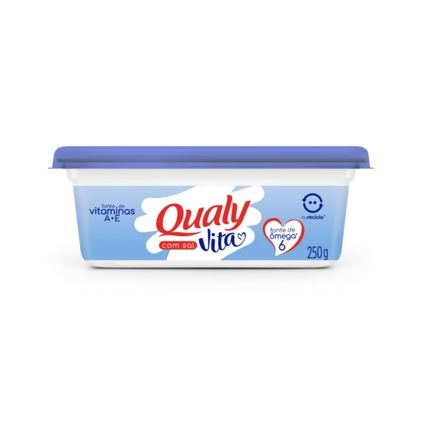 Margarina Qualy Vita com Sal 250g -Caixa c/24