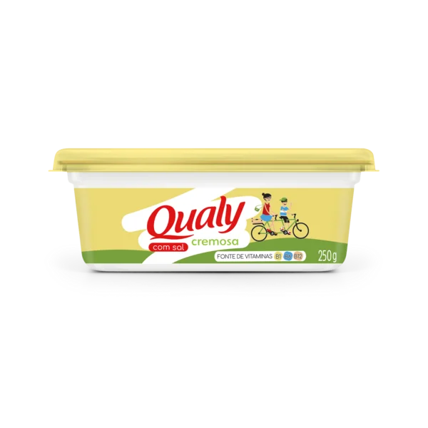 Margarina Qualy Cremosa com Sal 250g -Caixa c/24