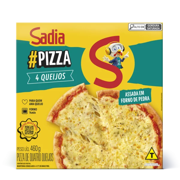 Pizza 4 Queijos Sadia 460g | Mercato Em Casa