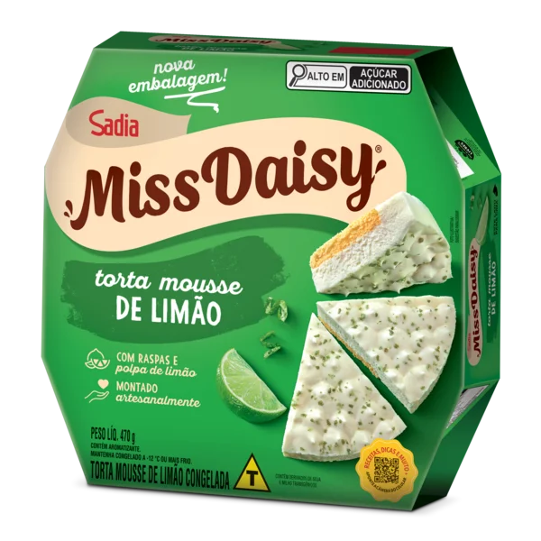 Torta Mousse de Limão Miss Daisy Sadia 470g | Mercato Em Casa